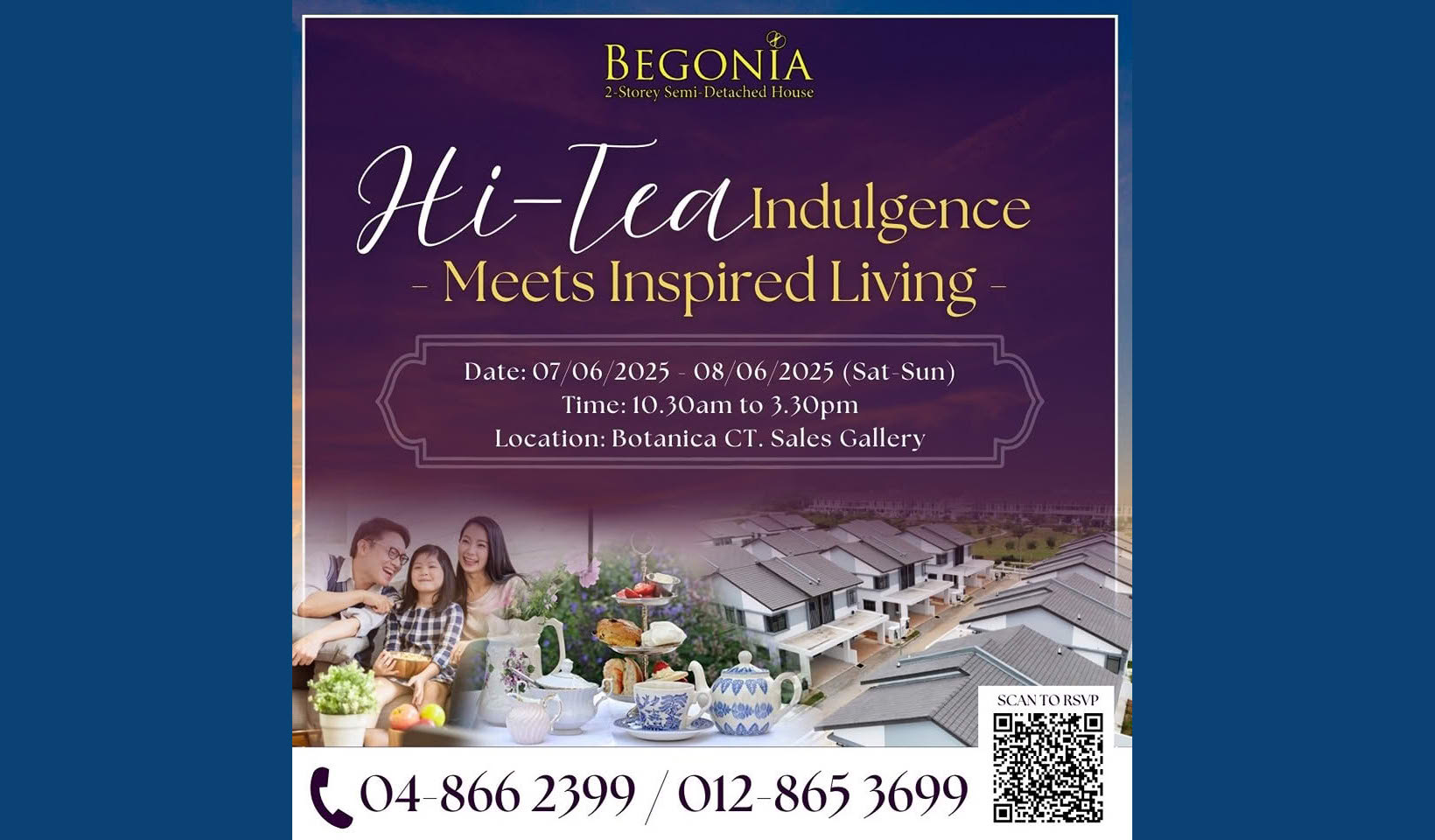 Begonia Hi-Tea Indulgence – Meets Inspired Living | Penang Property Talk